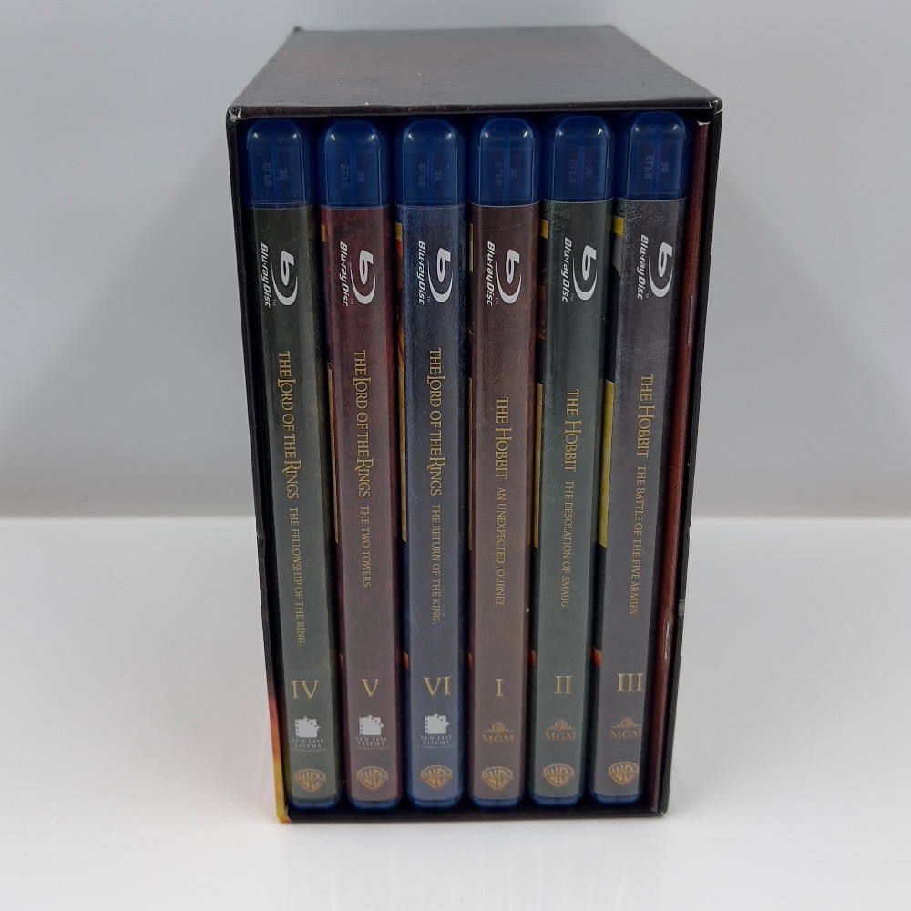 THE MIDDLE EARTH COLLECTION LORD OF THE RINGS + THE HOBBIT BLU RAY ...